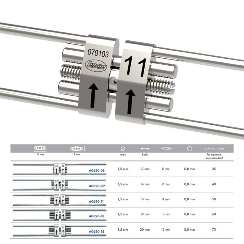 Expansor hyrax Leone - Orthodonca